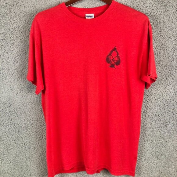 Gildan | Shirts | Vtg 9s Oregon Army National Guard Spade Skull 90s T ...